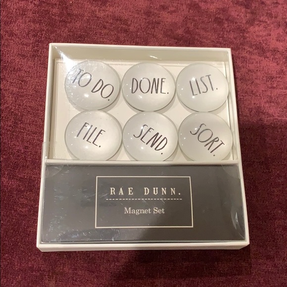 Rae Dunn | Office | Rae Dunn Magnet Set 6 Glassdome Magnets | Poshmark